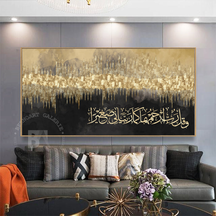 Black frequency art calligraphie – Bernoart