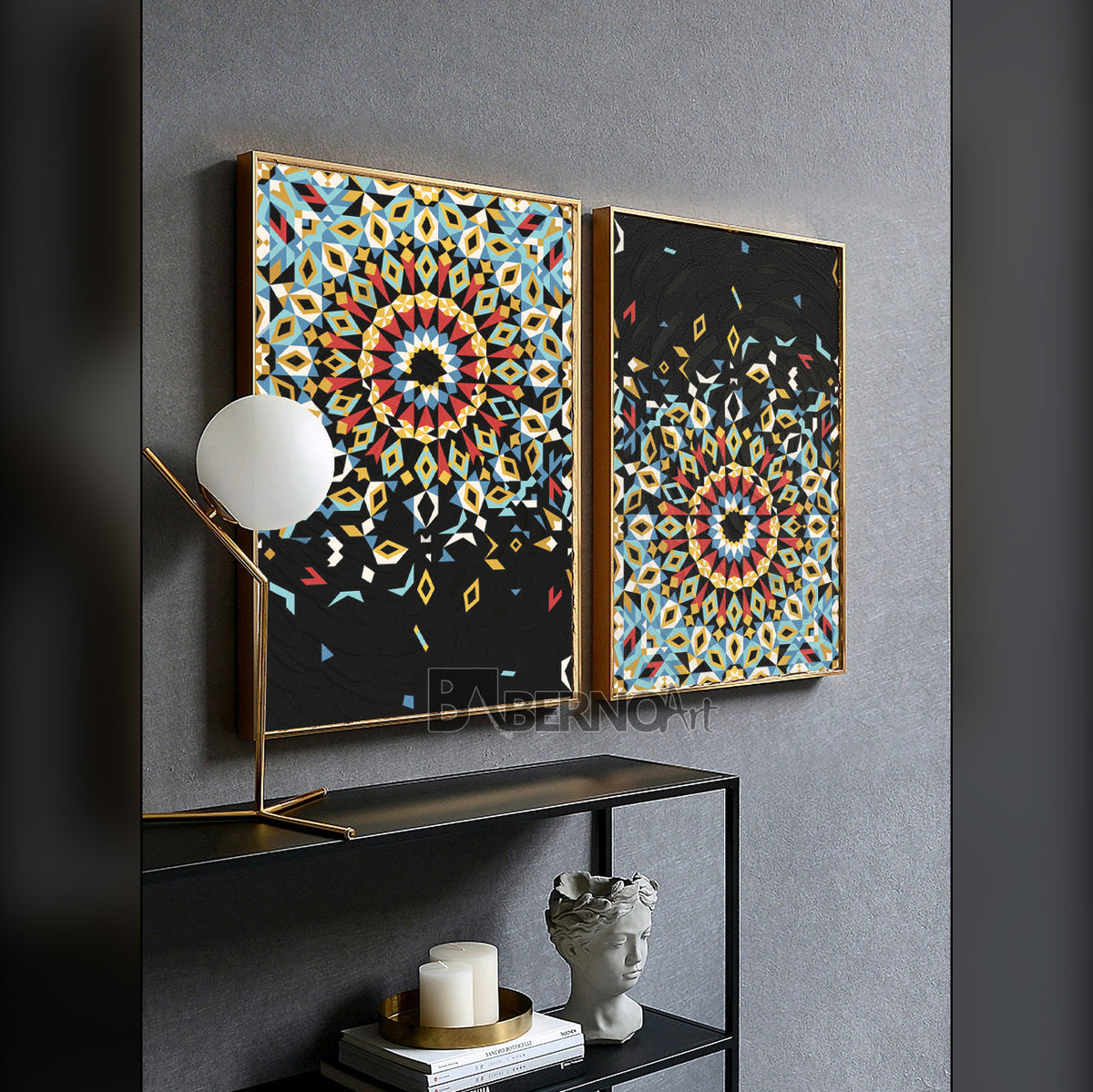 Tableau décoratif -Azulejos- Art marocain – Bernoart