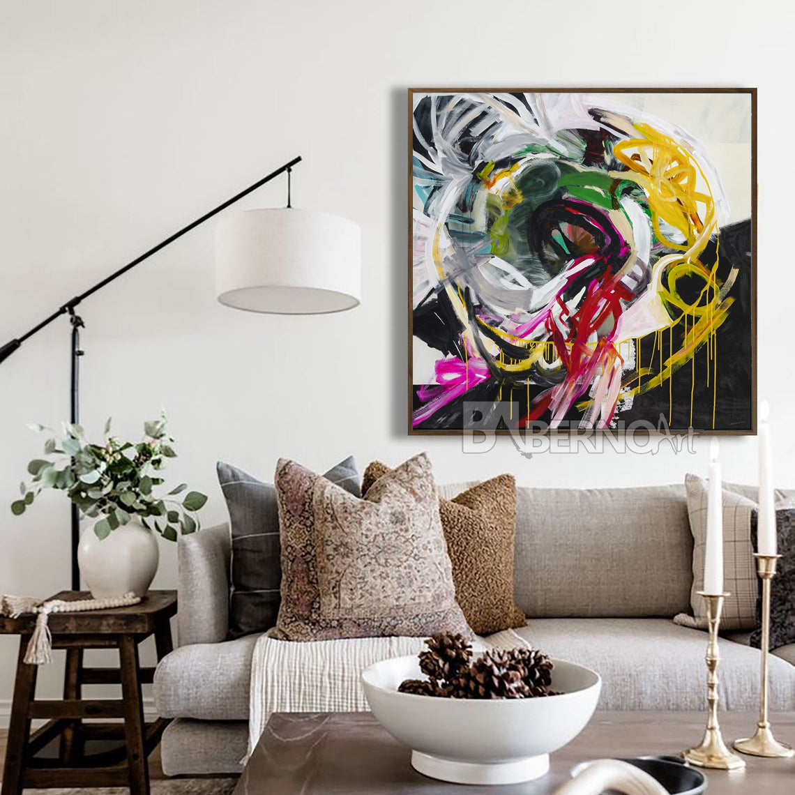 Tableau décoratif Extrême Abstract art abstrait – Bernoart