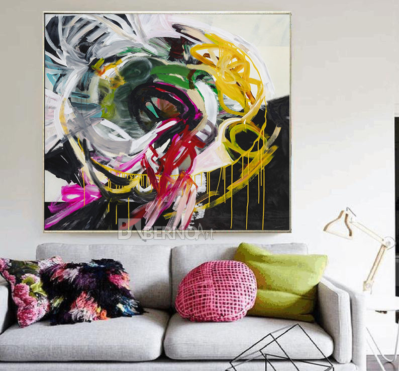 Tableau décoratif Extrême Abstract art abstrait – Bernoart