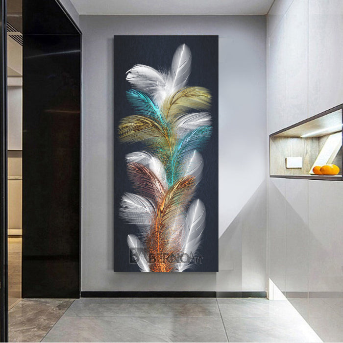 Tableau artistique - Plumes – Bernoart